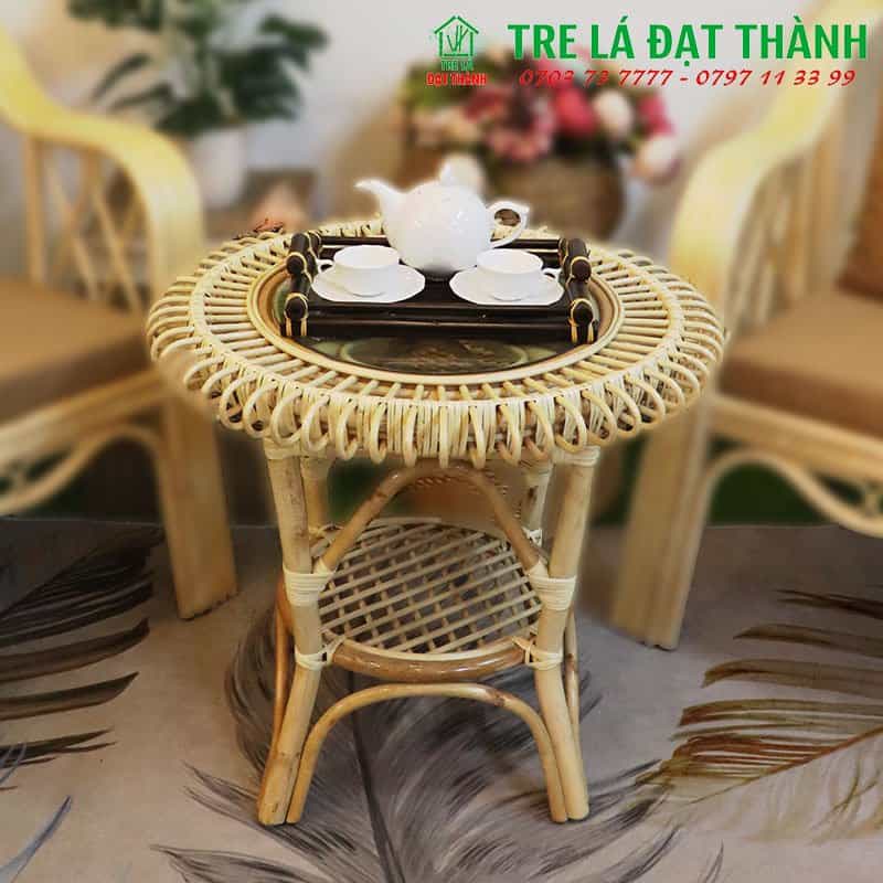 Bàn Trà Mây - BTM012