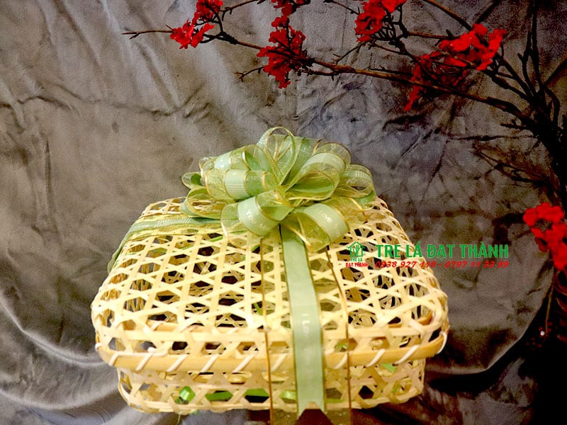 Hộp Quà Mây Tre Đan - HQMTD009