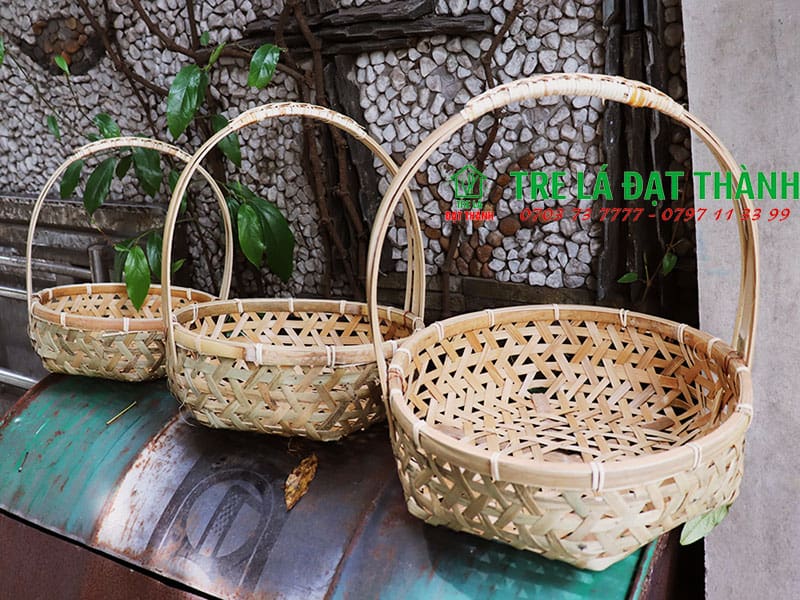 Giỏ Mây Tre Đan - GMTD003