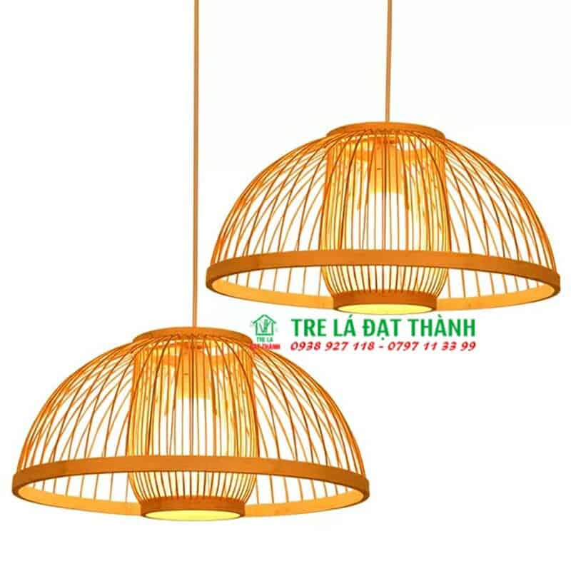 Đèn Quả Lõi Trang Trí Bằng Tre