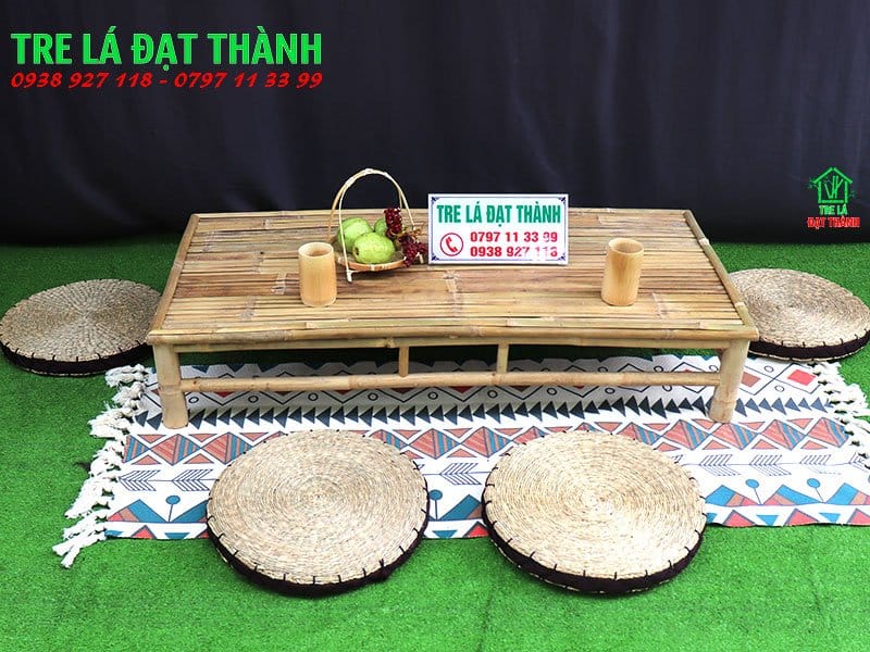 Bộ Bàn Ghế Tre Mini - BBGTM005