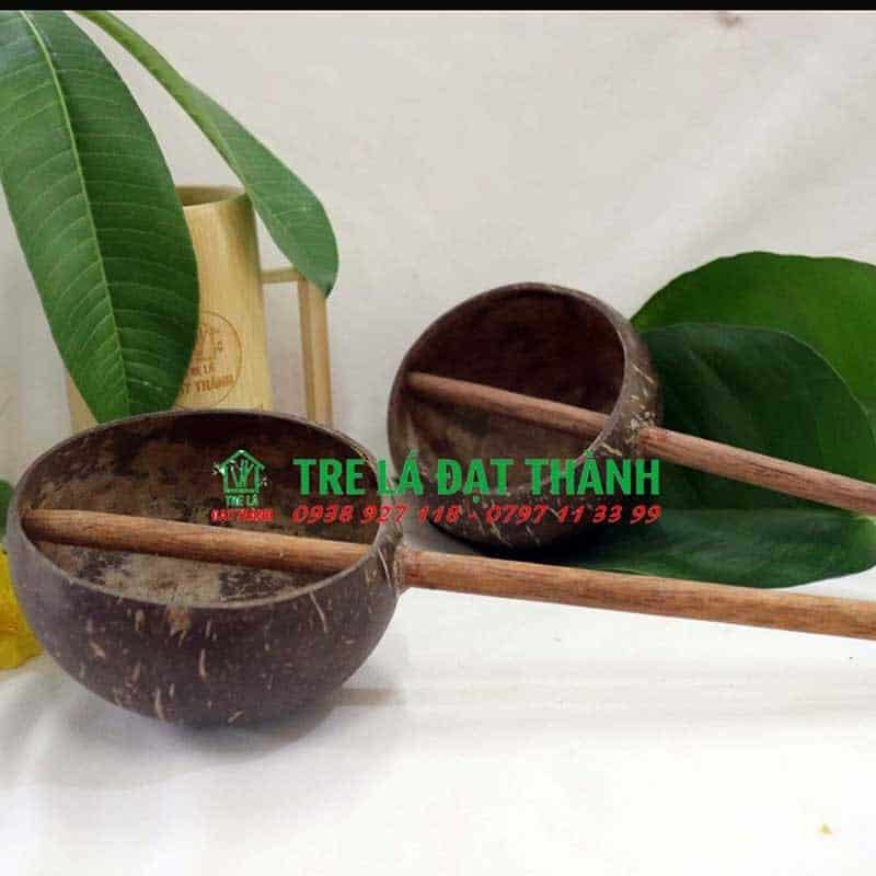 Gáo Dừa Múc Nước Giá Rẻ, Đẹp Tại Xưởng | Tre Lá Đạt Thành